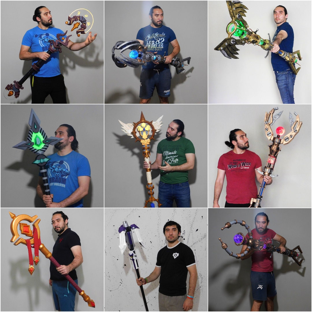 Custom Cosplay Staffs Commission - Cosplay Props Custom Order - Etsy