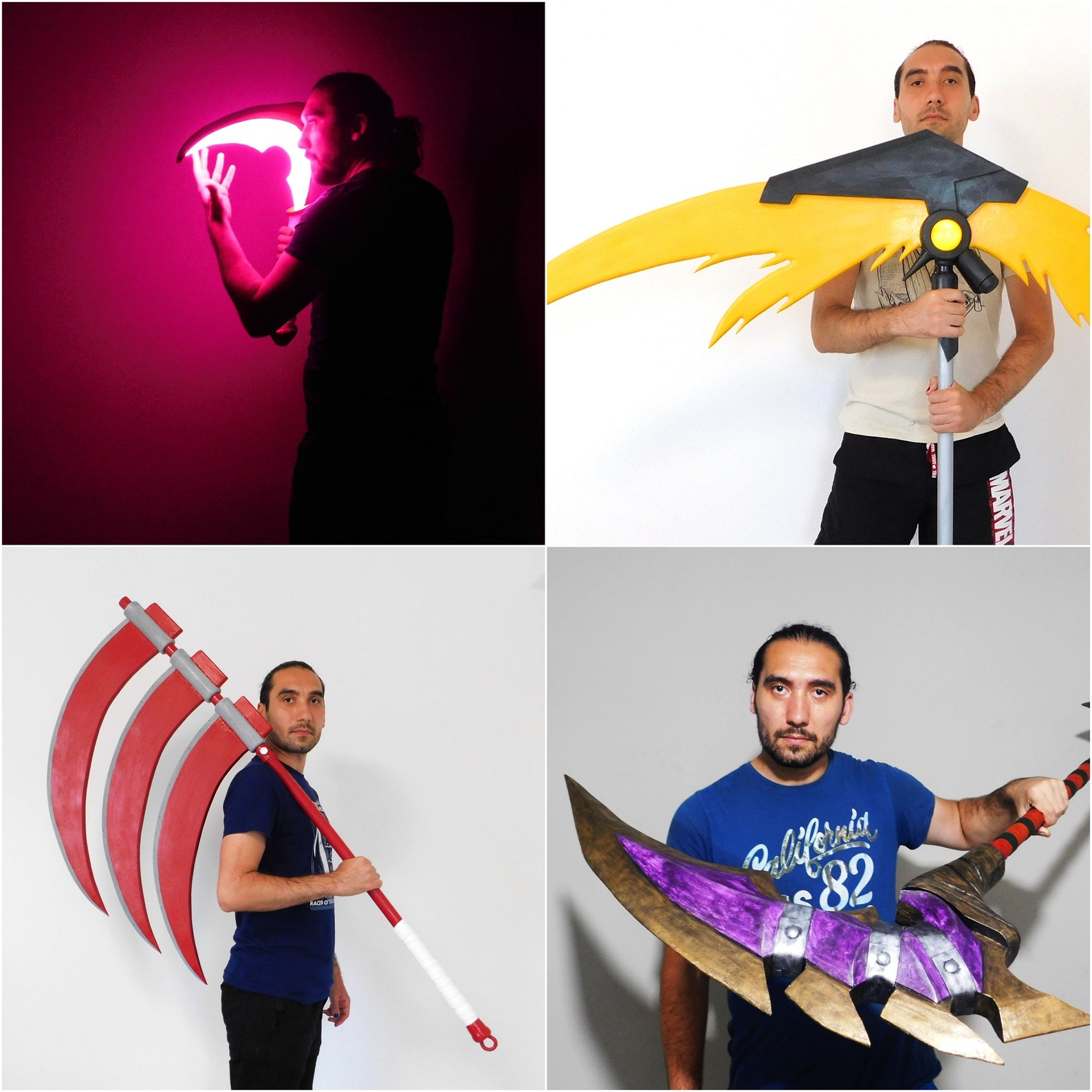 Custom Cosplay Scythe Commission Cosplay Props Custom Order - Etsy