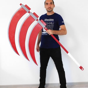 Custom Cosplay Scythe Commission - Cosplay Props Custom Order - Etsy