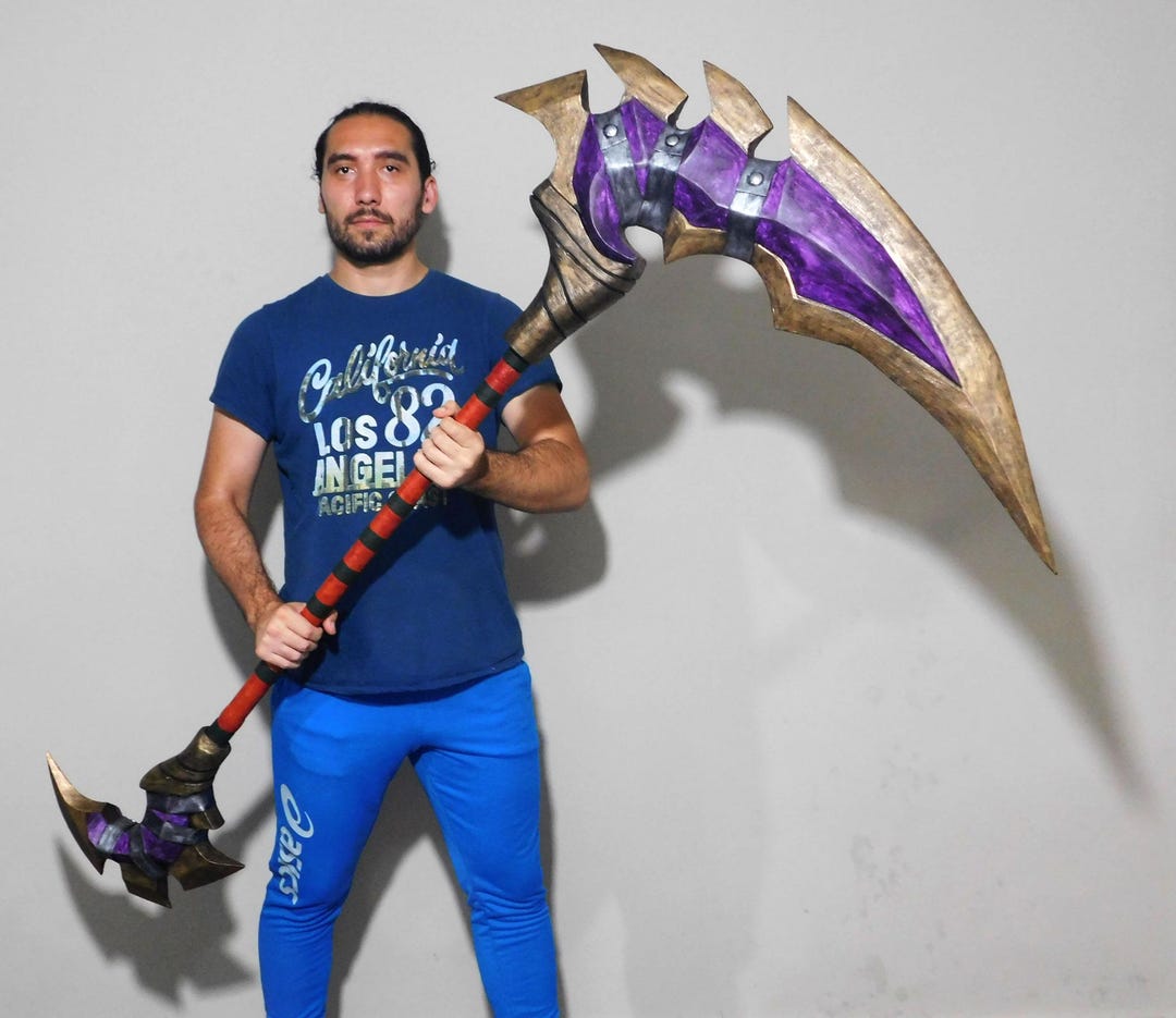 Custom EVA Foam Cosplay Scythe Commission - Personalized Handmade ...