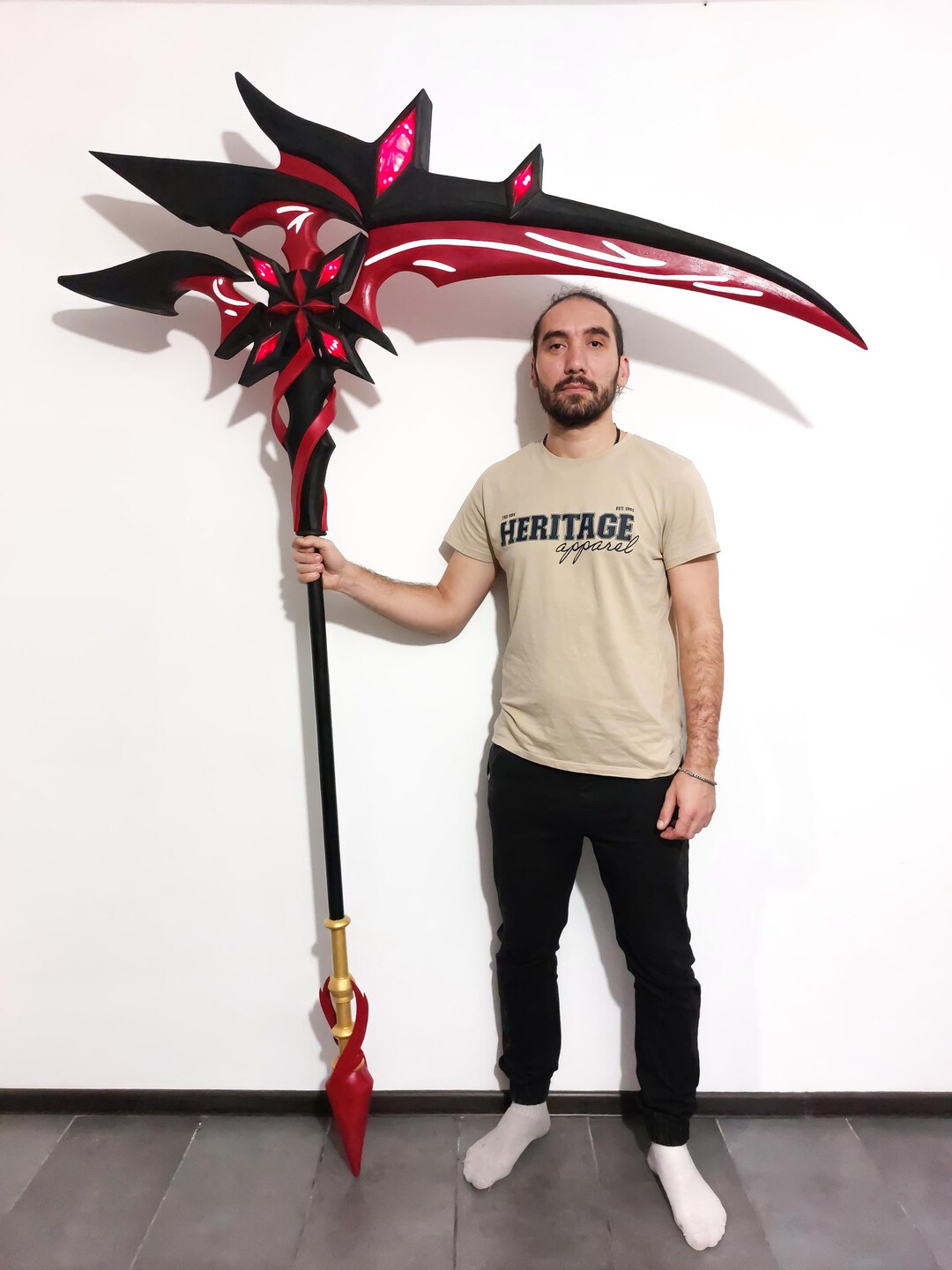 Custom Cosplay Scythe Commission: Handmade Anime Replica - Etsy UK