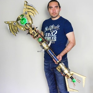 Custom Cosplay Staff Commission - Cosplay Props Custom Order - Etsy