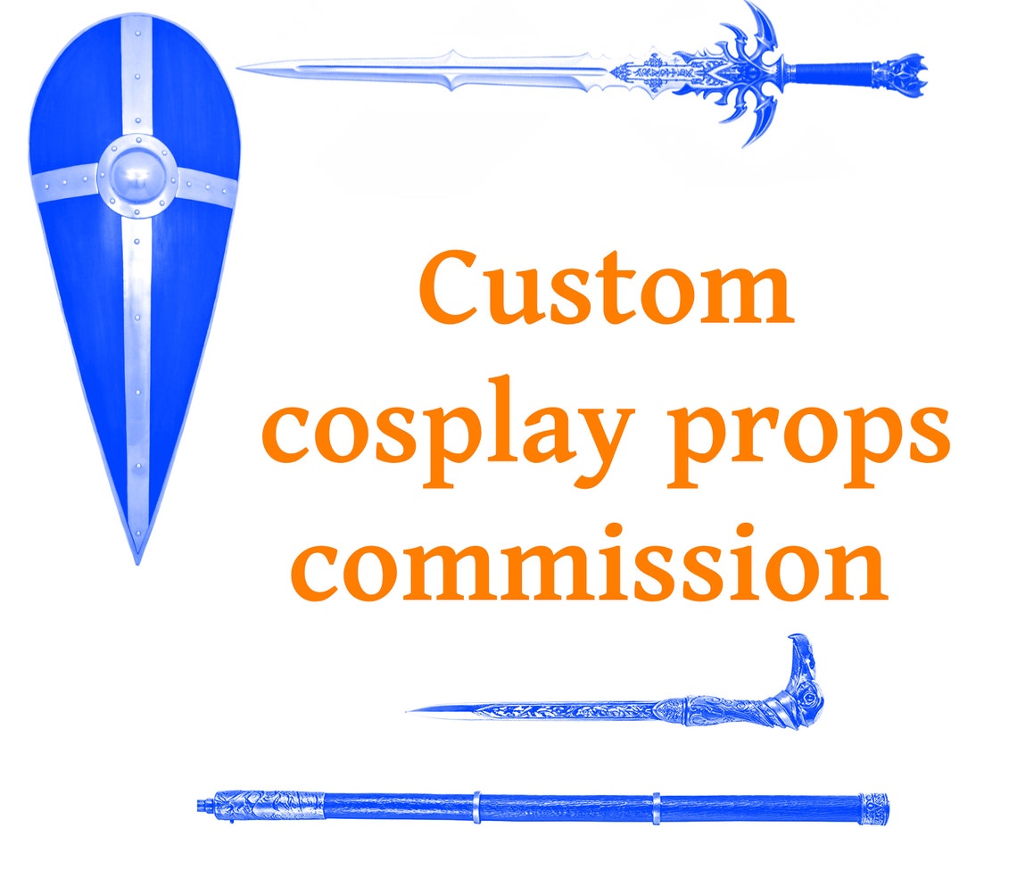 Custom Cosplay Sword Commission Cosplay Props Custom Order | Etsy