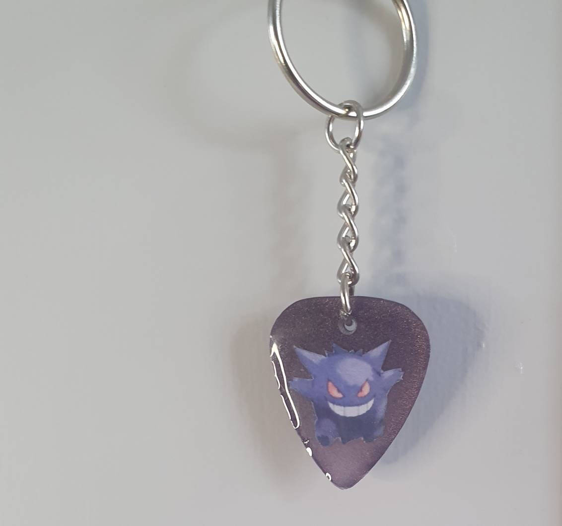 Pokemon Plectrum Llavero-Gengar - Etsy España