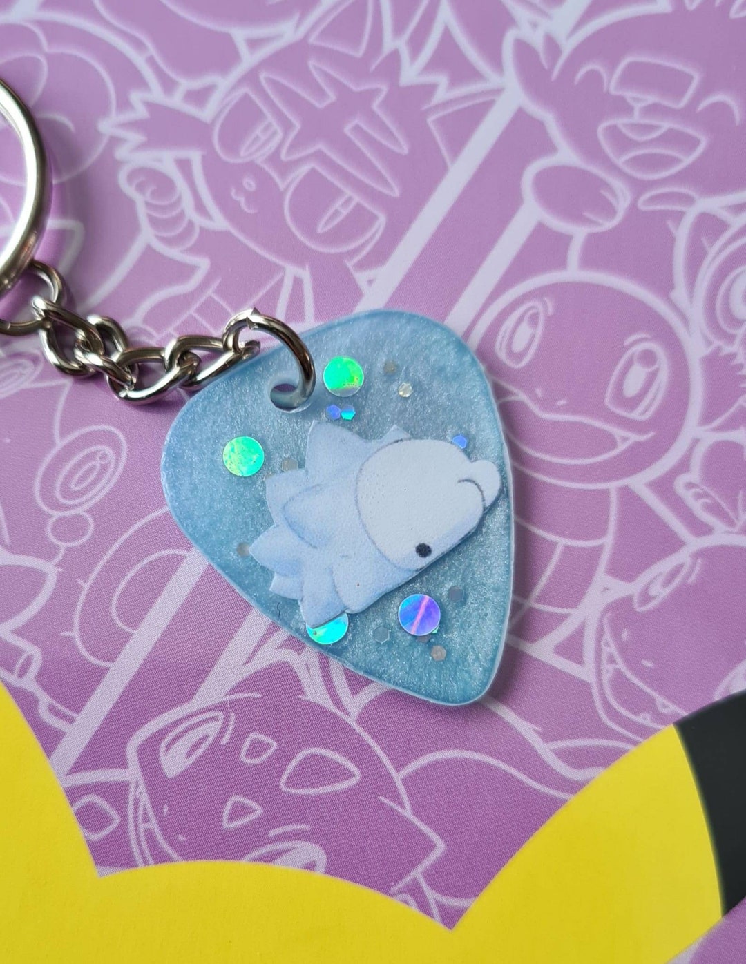 Pokemon Plectrum Keyring- Snom - Etsy