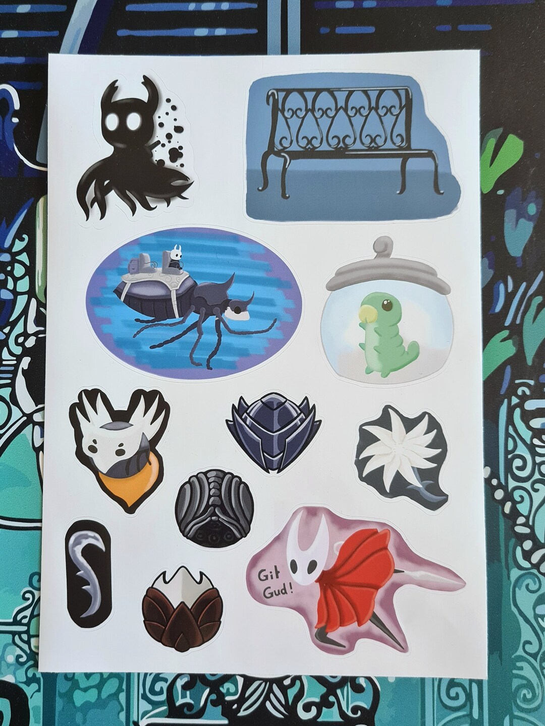 Hollow Knight A5 Sticker Sheet - Etsy