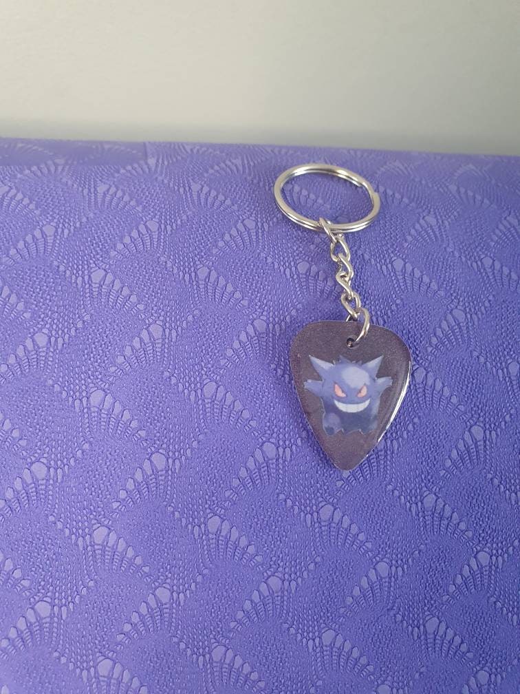 Pokemon Plectrum Llavero-Gengar - Etsy España