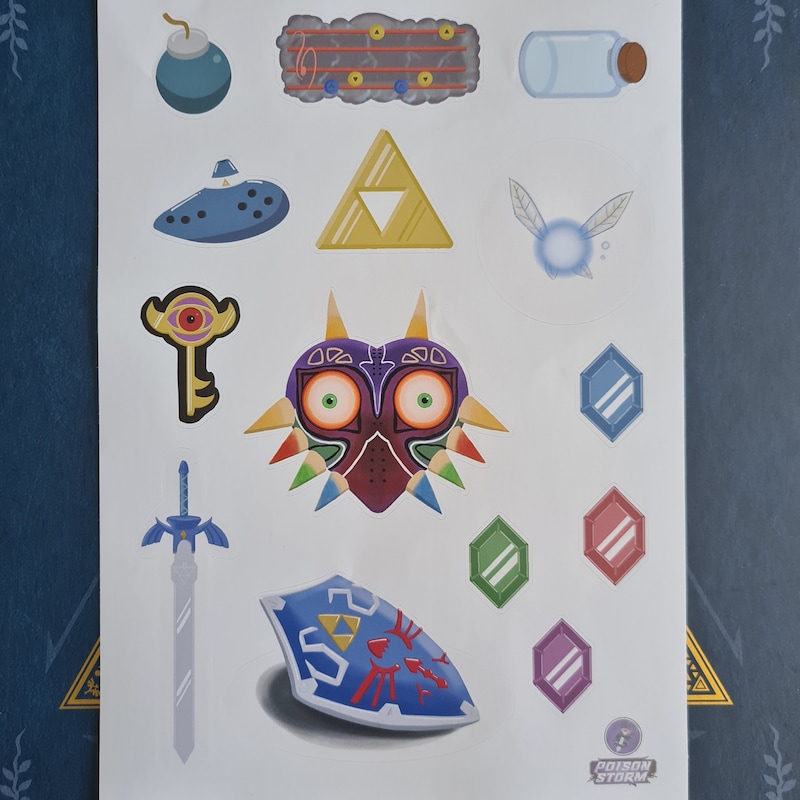 Zelda Stickers - Etsy UK