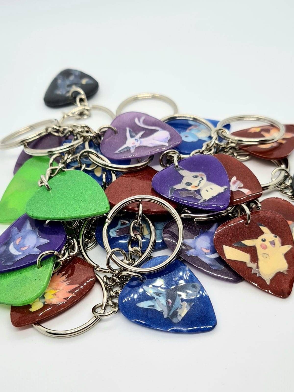 Pokemon Plectrum Llavero-Gengar - Etsy España