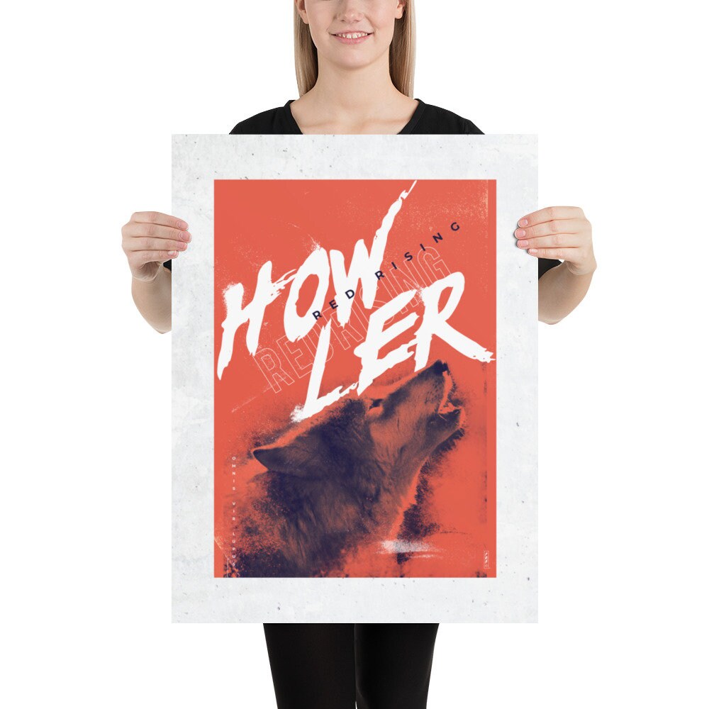 Howler Red Rising Poster | Etsy