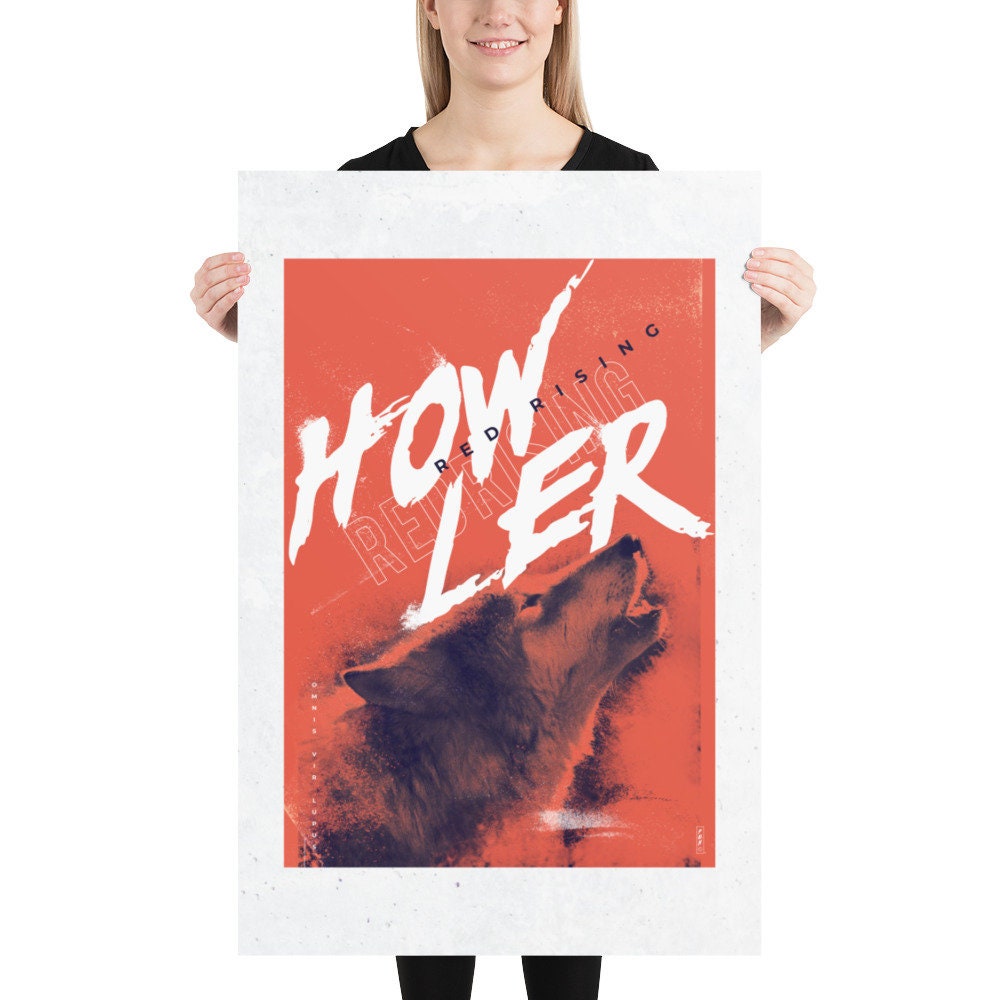Howler Red Rising Poster - Etsy