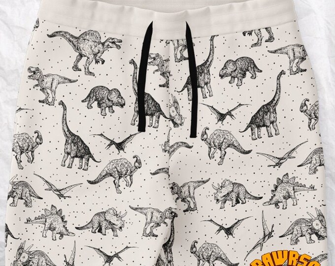 Personalize Dinosaur Paleoart Sweatpants-personalize Dinosaur - Etsy