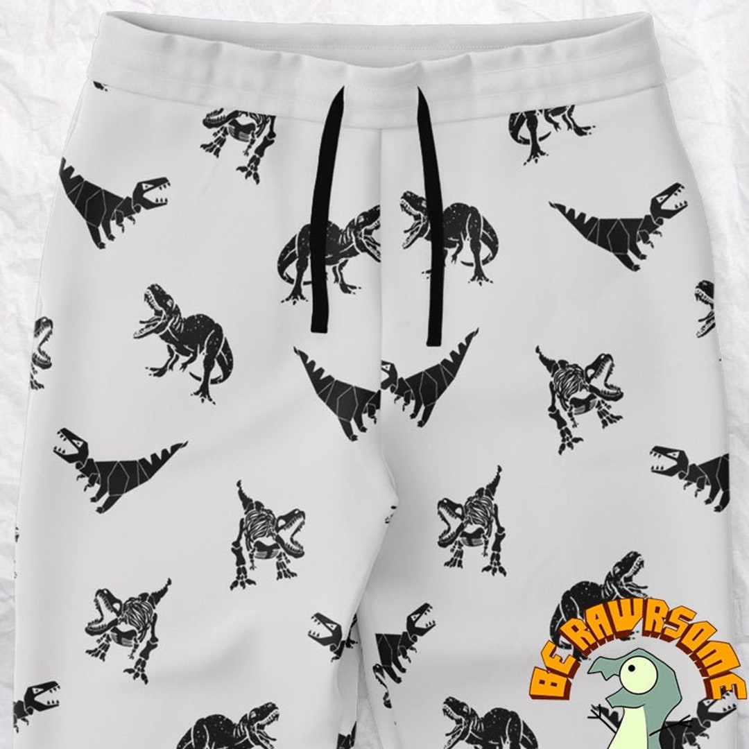 Personalize T Rex Sweatpants-personalize Dinosaur Sweatpants ...