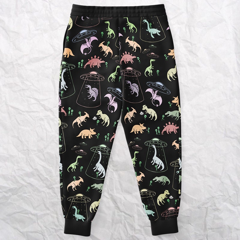 Personalize Alien Dinosaur Sweatpants-personalize Dinosaur Joggers ...