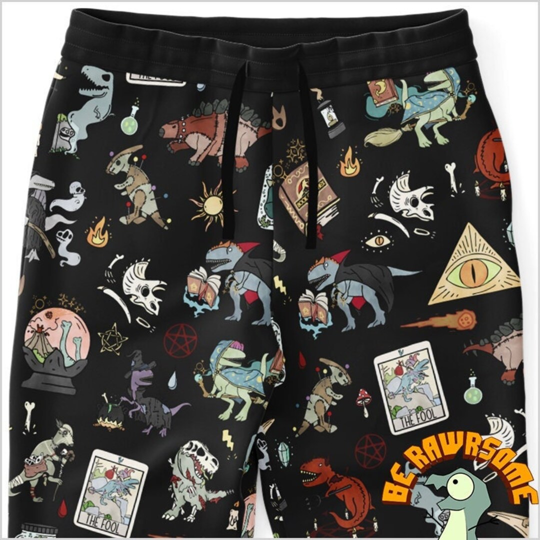 Personalize Dinosaur Occult Sweatpants-personalize Dinosaur Sweatpants ...