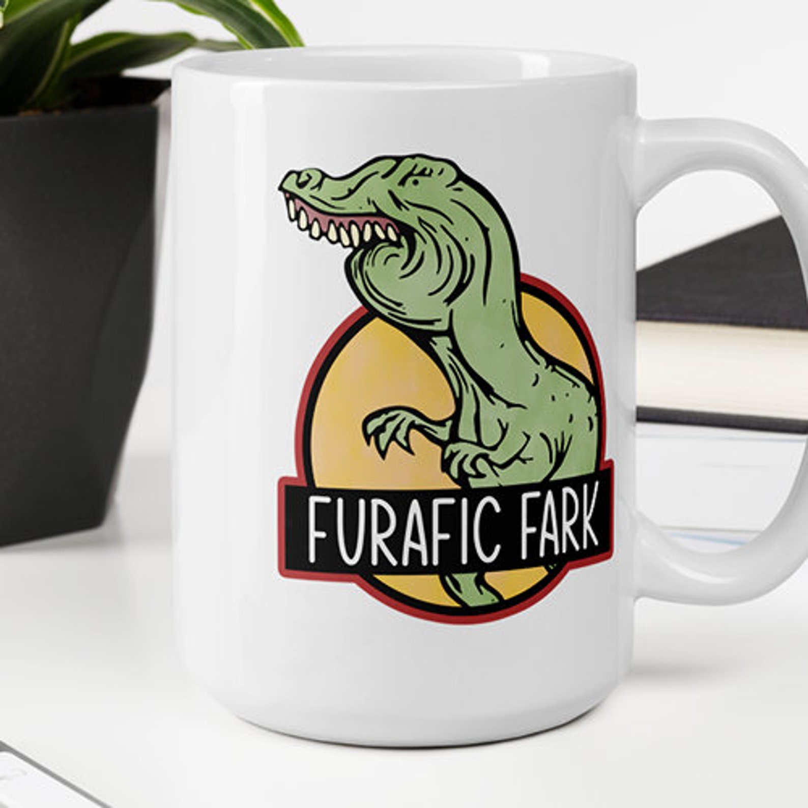 Personalize Funny Dinosaur Mug-furafic Fark Mug-dinosaur Meme - Etsy