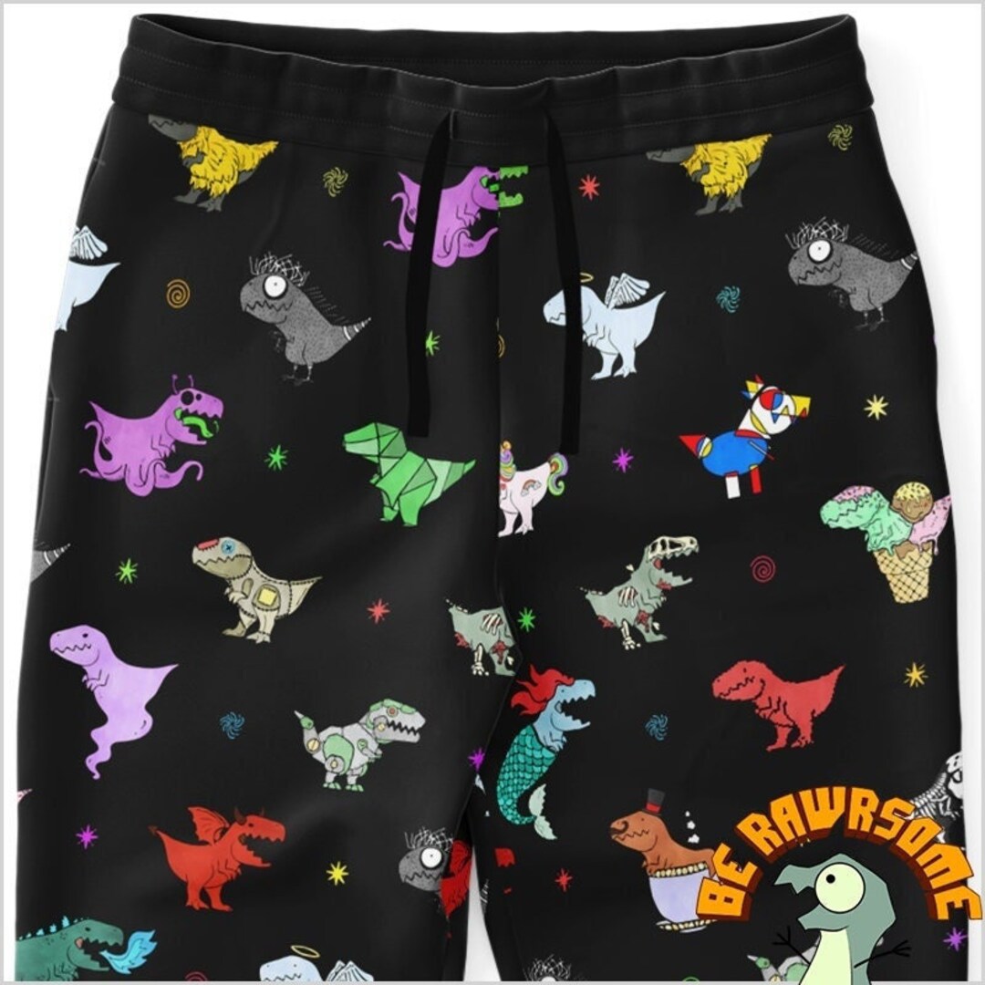 Personalize T Rex Multiverse Sweatpants-personalize Dinosaur Sweatpants ...