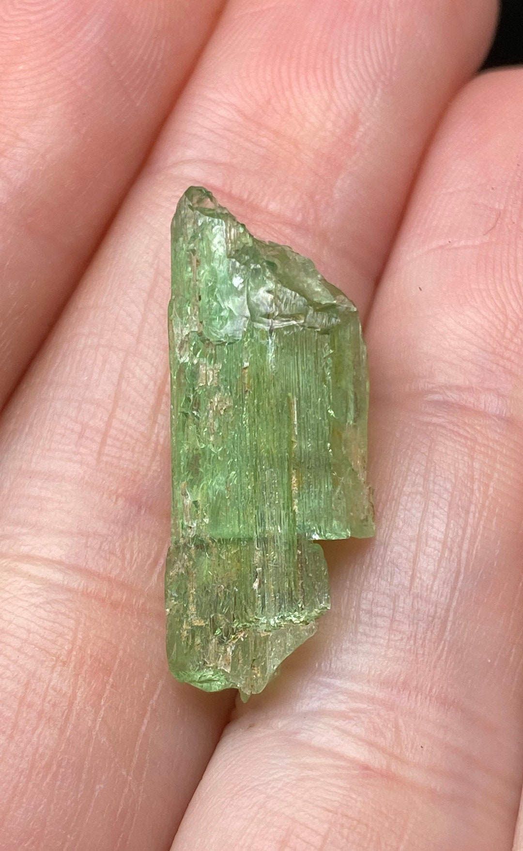 Super Green Hiddenite - Etsy