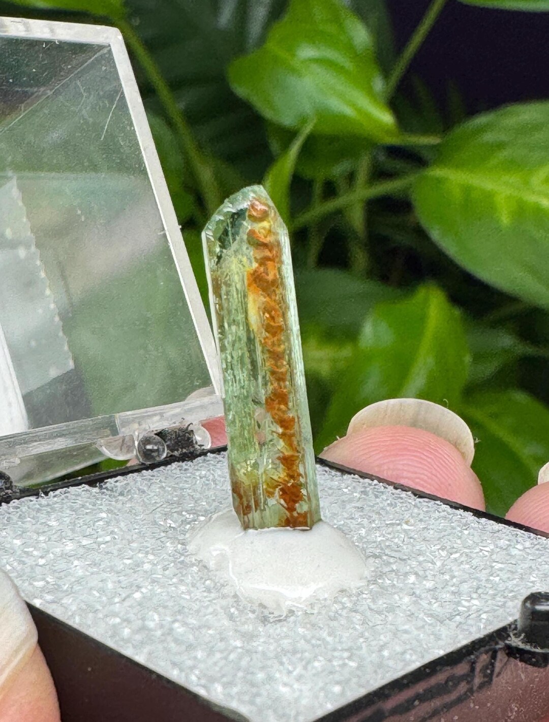 Rare Hiddenite With Mud Inclusions Thumbnail~hiddenite North Carolina ...