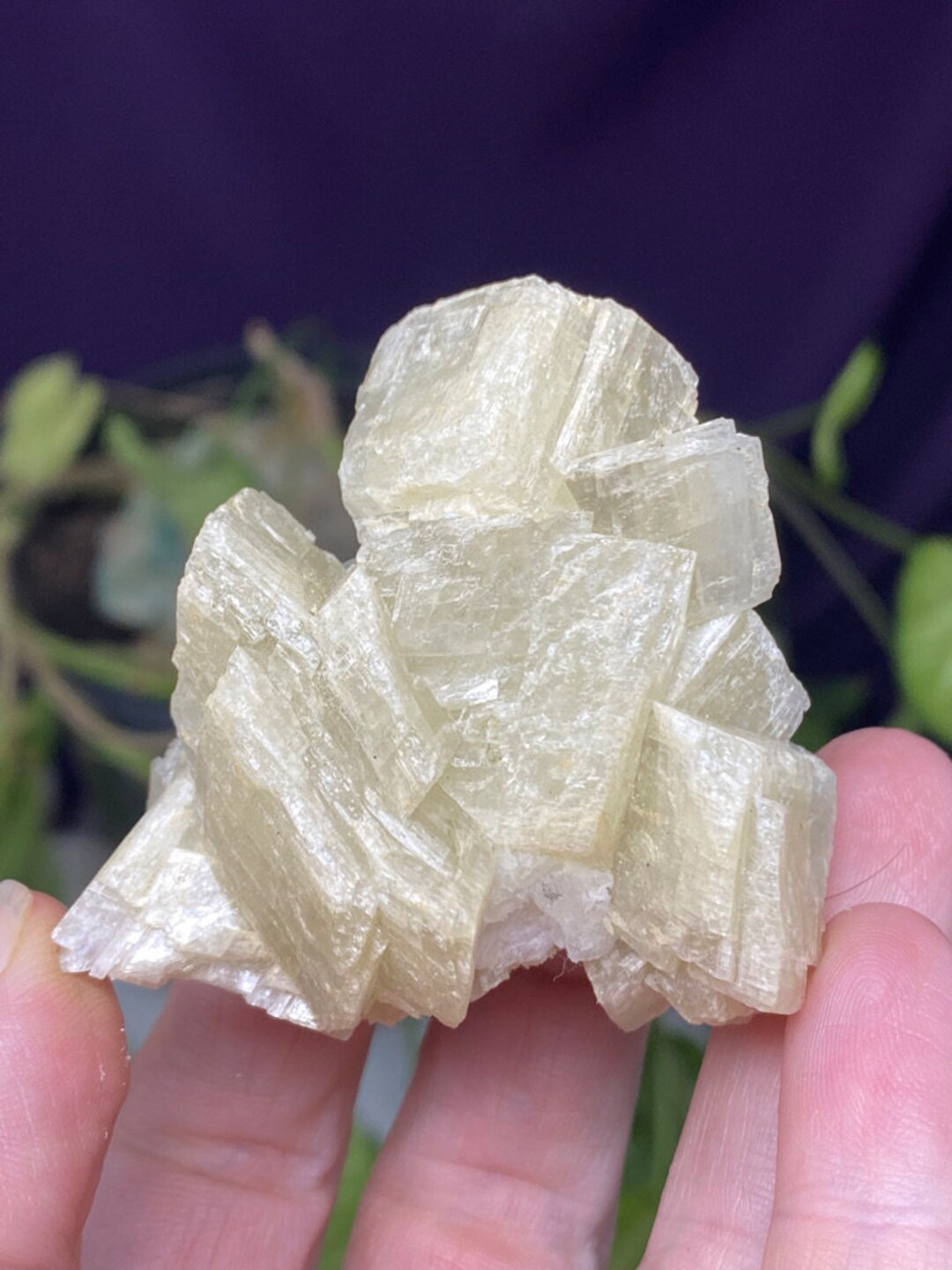Hiddenite North Carolina Calcite Cluster With Mica - Etsy