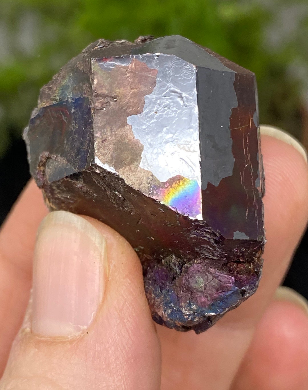 Red Rutile With Iridescent Hematite - Etsy