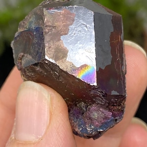 Red Rutile With Iridescent Hematite - Etsy