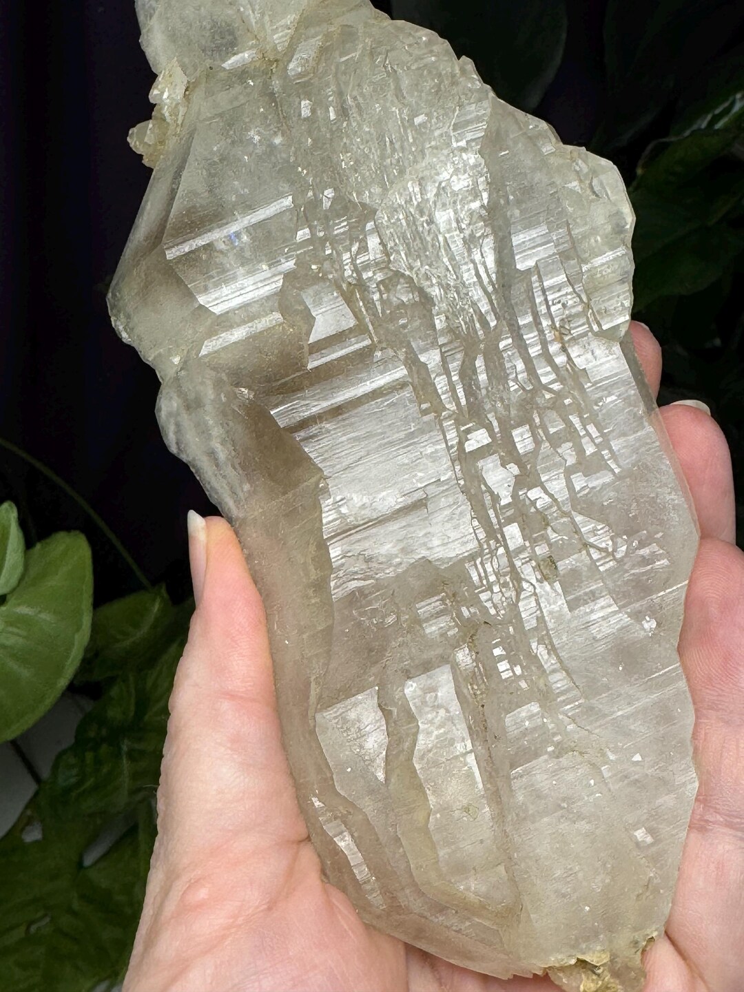 Lustrous North Carolina Emerald Mine Double Terminated Quartz Crystal ...