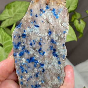 Lazulite, Pyrite, Kyanite and Quartz Cabbing Rough Slab - Etsy