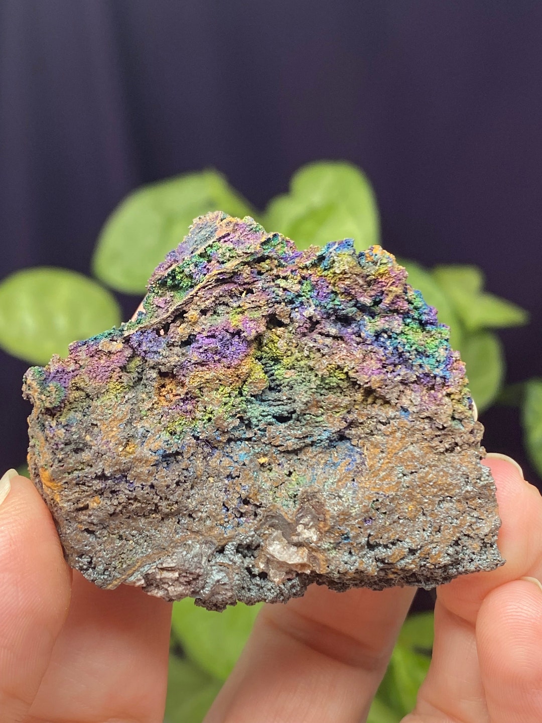 Colorful Graves Mountain Turgite and Iridescent Hematite - Etsy