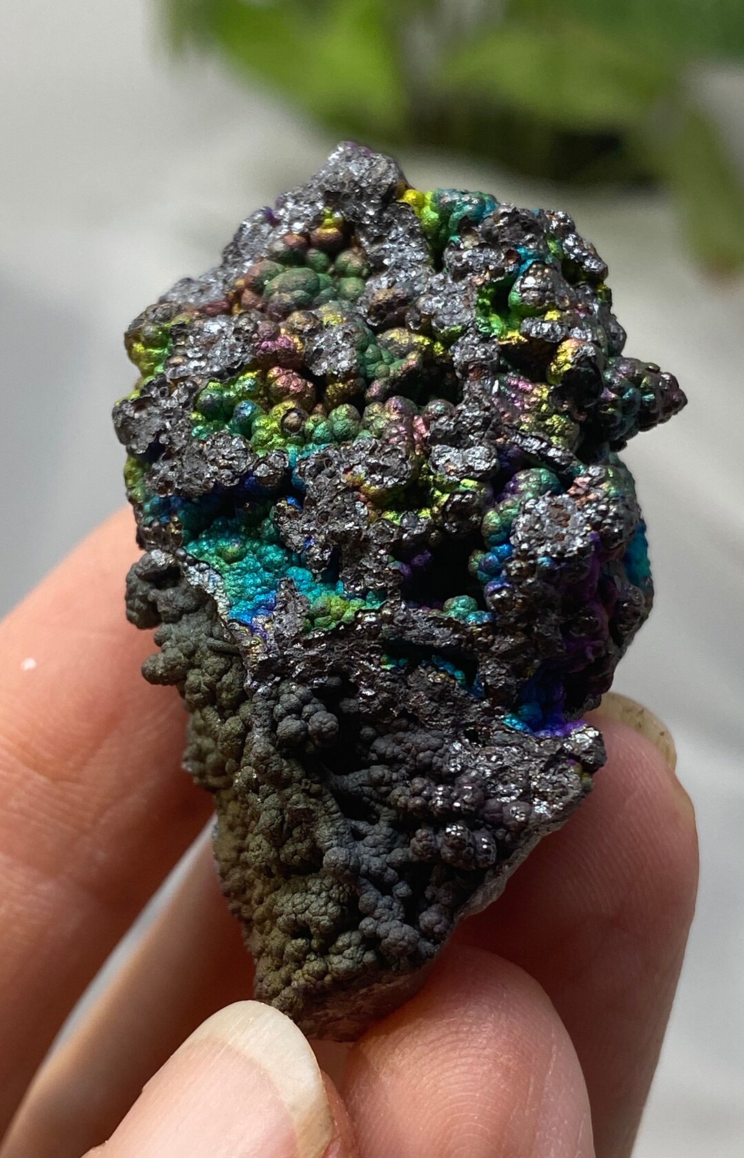 Quartz With Iridescent Hematite - Etsy