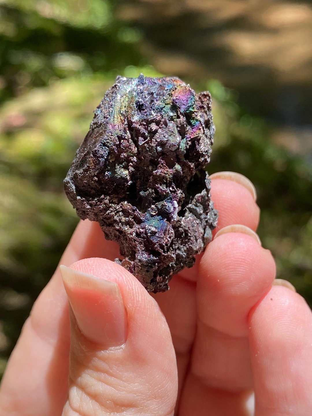 Aesthetic Graves Mountain Rutile With Rainbow Iridescent Hematite - Etsy