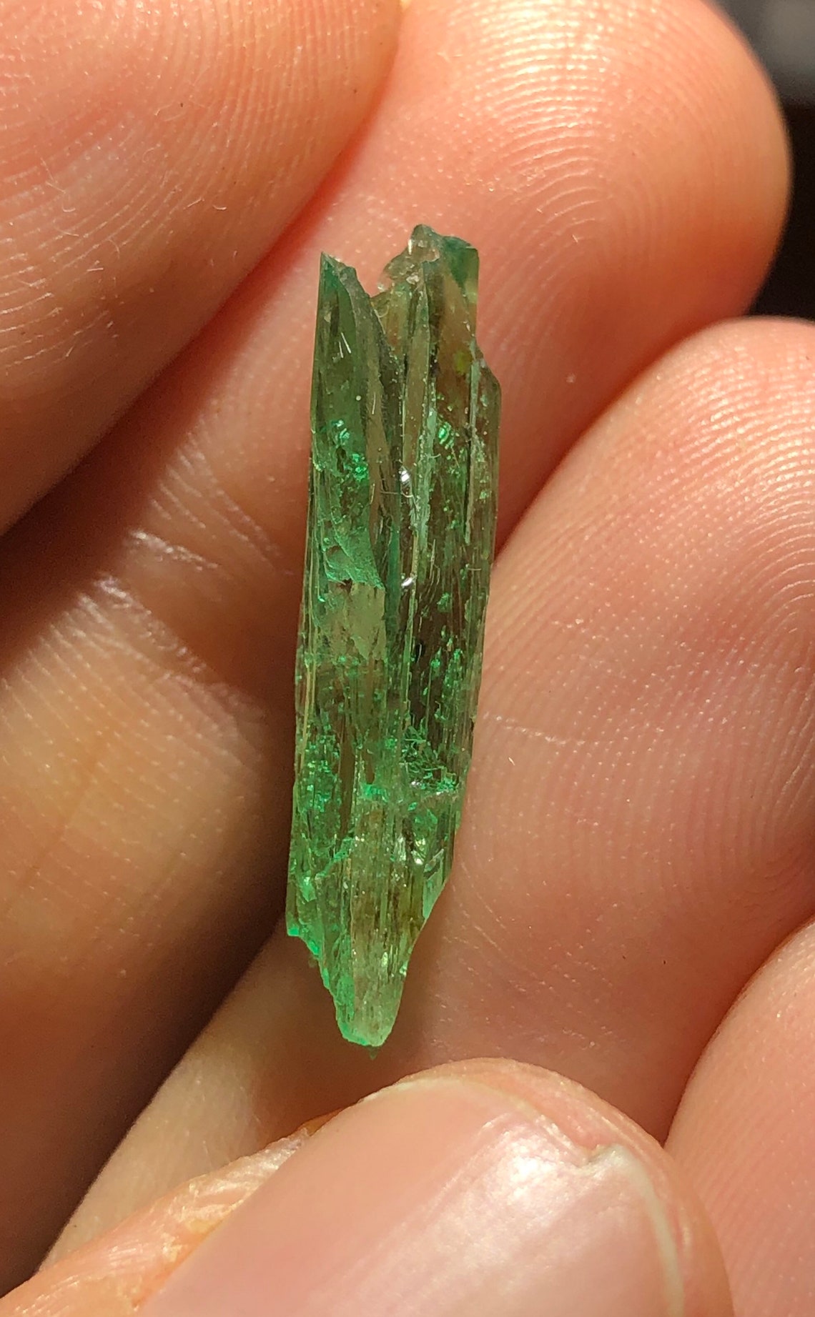 Super Green Hiddenite | Etsy