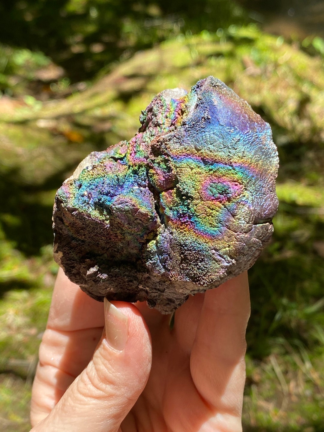 Colorful Graves Mountain Quartz With Iridescent Hematite - Etsy
