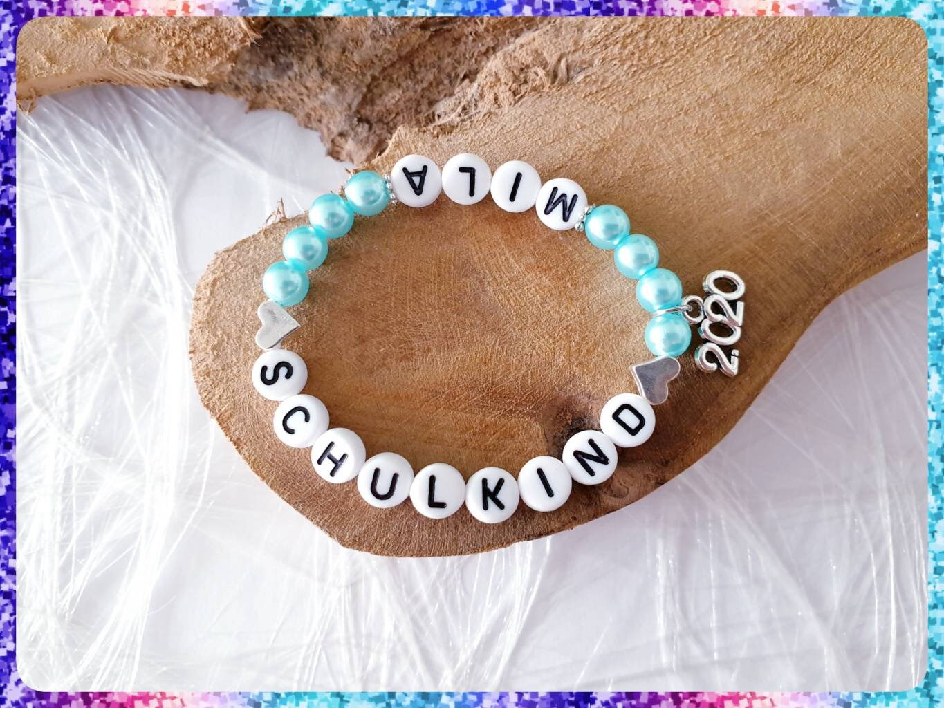 Kinder Armband Schulkind mit Namen Einschulung 2023 - Etsy.de