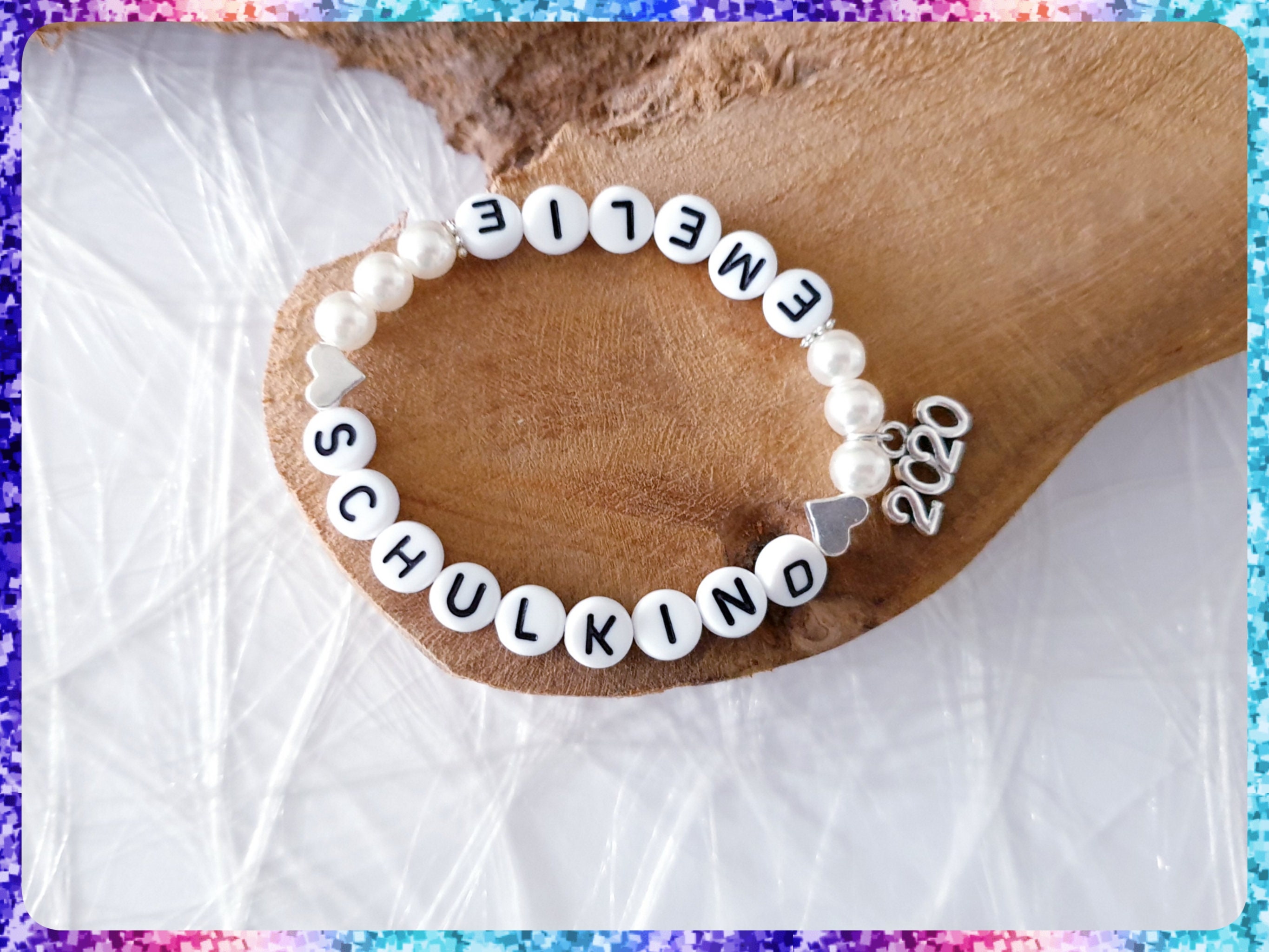 Kinder Armband Schulkind mit Namen Einschulung 2023 - Etsy.de