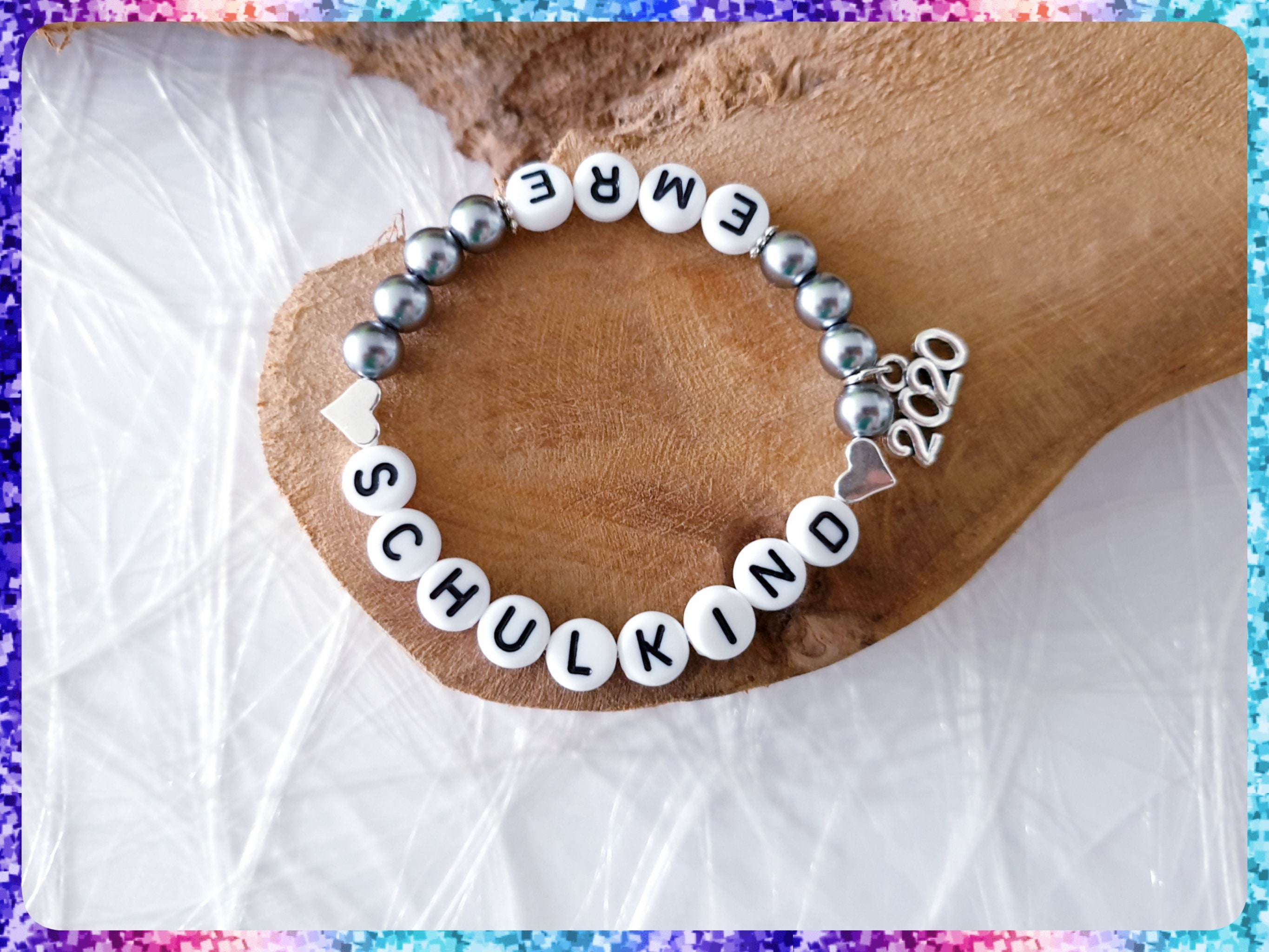 Kinder Armband Schulkind mit Namen Einschulung 2023 - Etsy.de