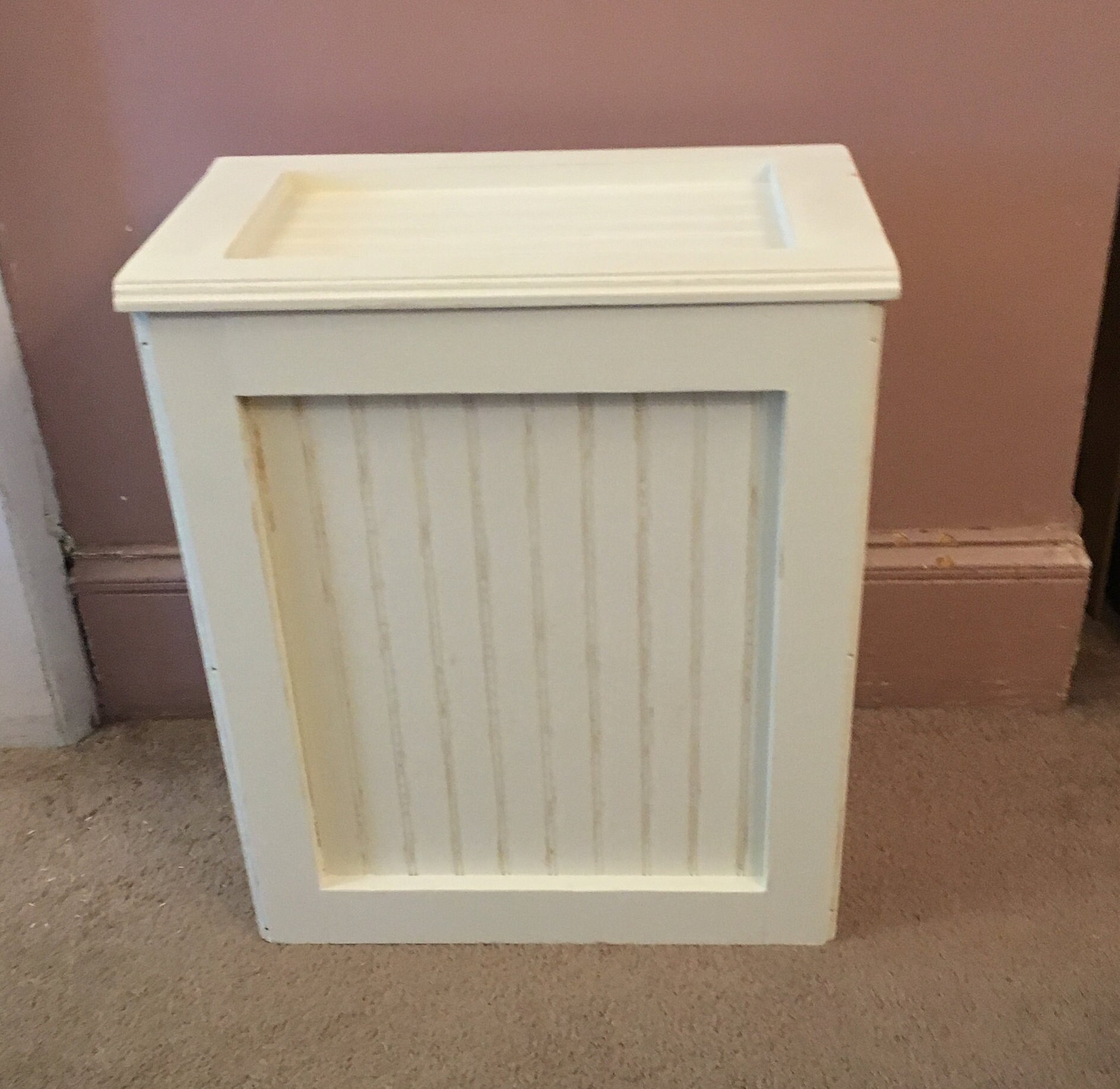 Wood Clothes Hamper - Laundry, Small Toy Chest , Storage, Shredder ...