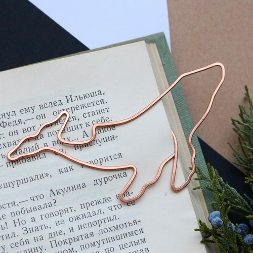 Personalized Wire Bookmark Paper Clip Blue Whale Gift for | Etsy