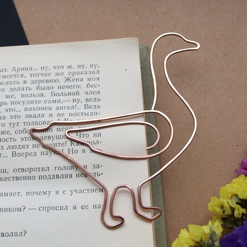 Personalized Wire Bookmark Paperclip Owl Bird Gift for | Etsy