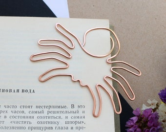 Personalized wire bookmark paper clip elephant gift for | Etsy