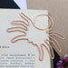 Personalized Spider Bookmark: Copper Wire Paper Clip, Book Lover Gift ...