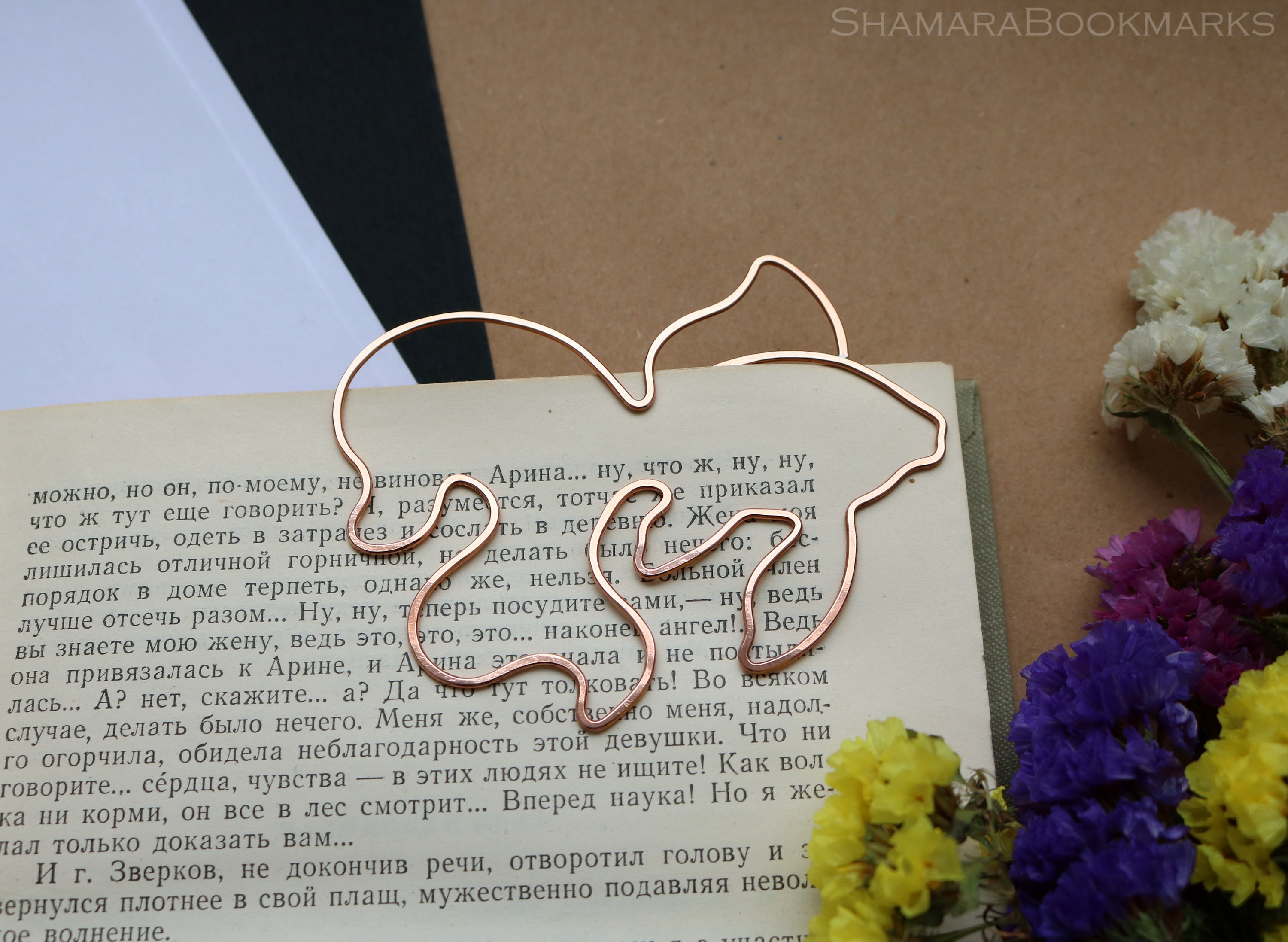 Personalized Wire Bookmark Paper Clip Veiltail Goldfish - Etsy
