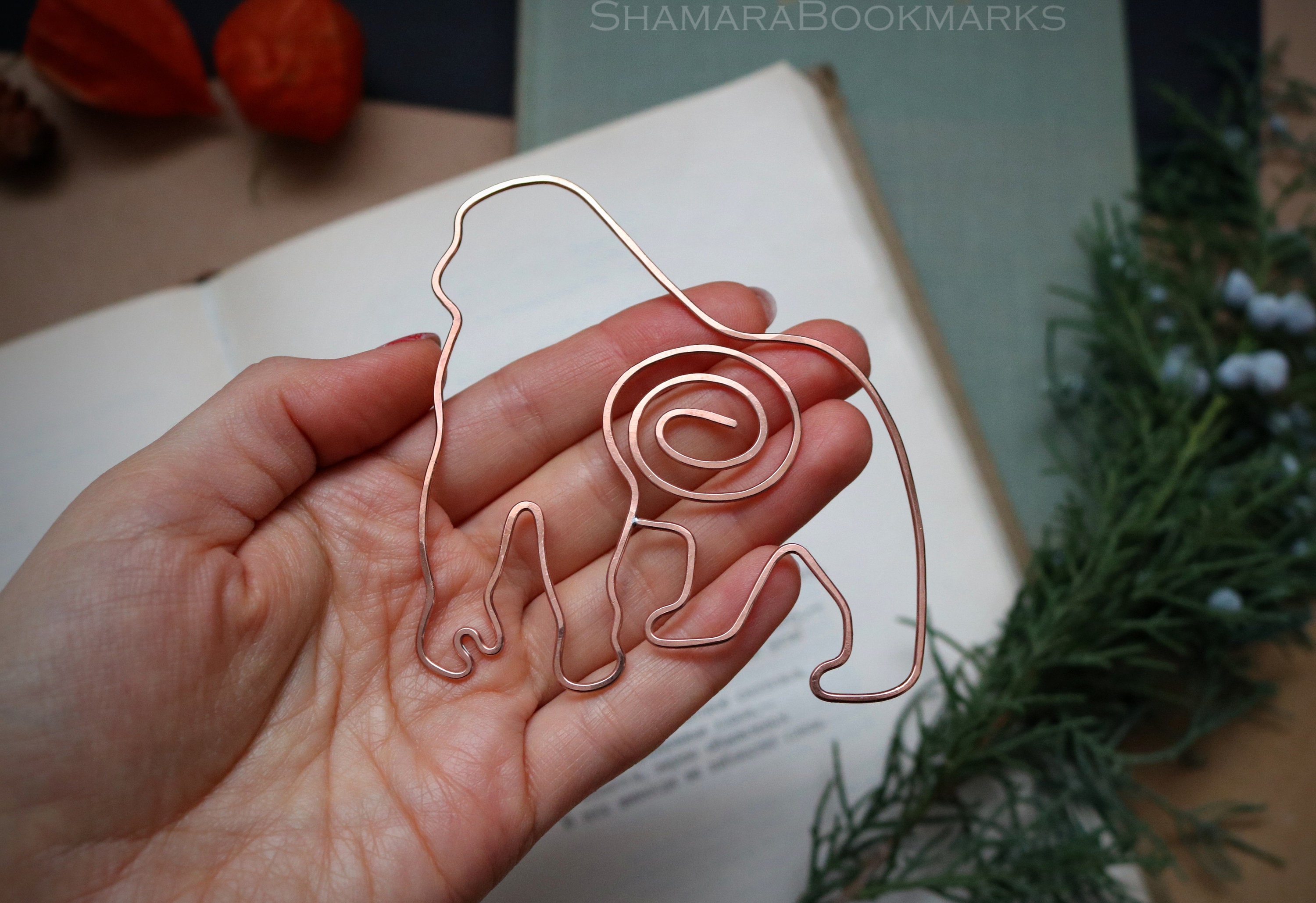 Personalized Wire Bookmark Gorilla Paper Clip Gift for - Etsy