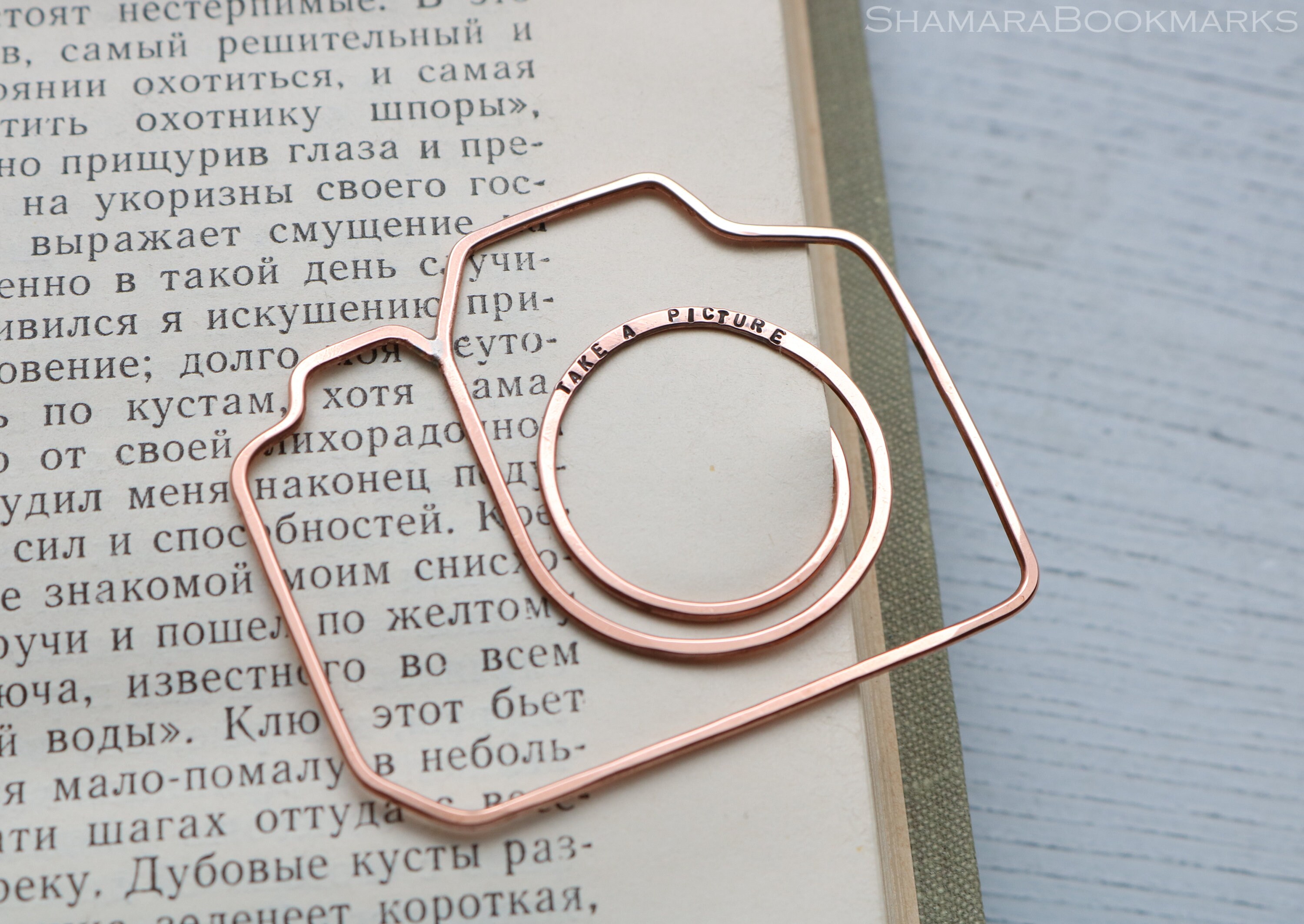 Personalized Wire Bookmark Camera Gift for Photographer - Etsy