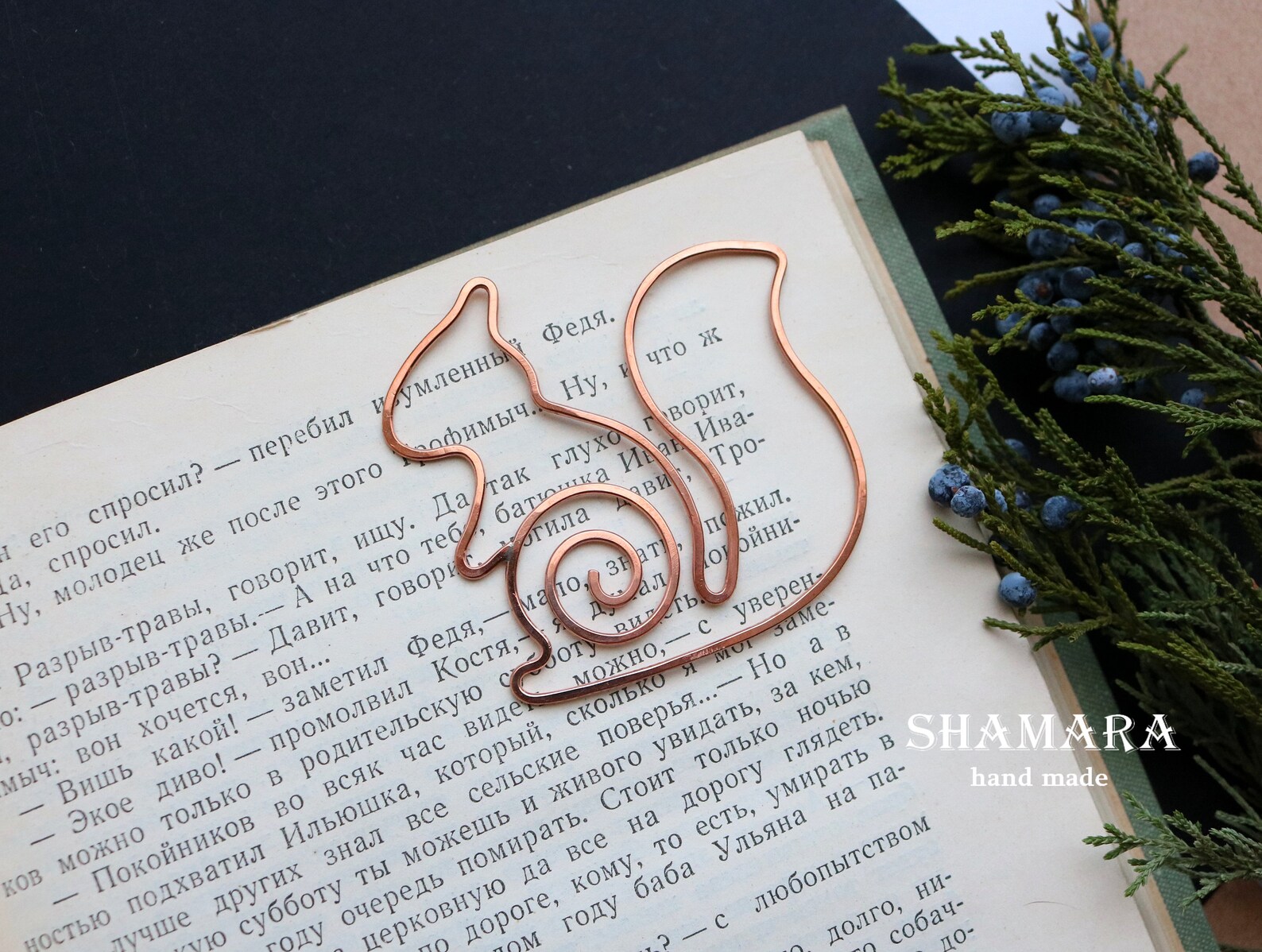 Personalized Wire Bookmark Squirrel Paper Clip Gift for - Etsy