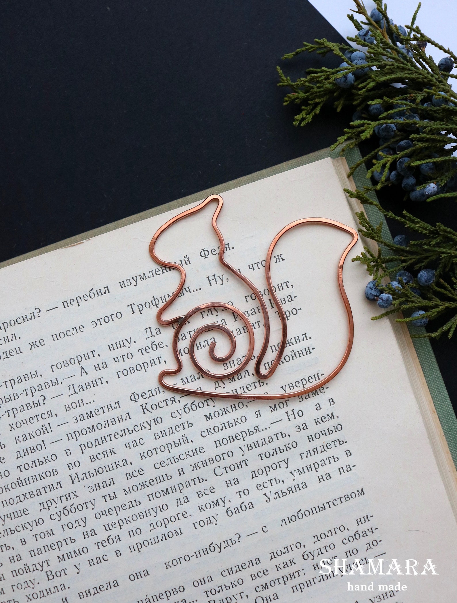 Personalized Wire Bookmark Squirrel Paper Clip Gift for - Etsy