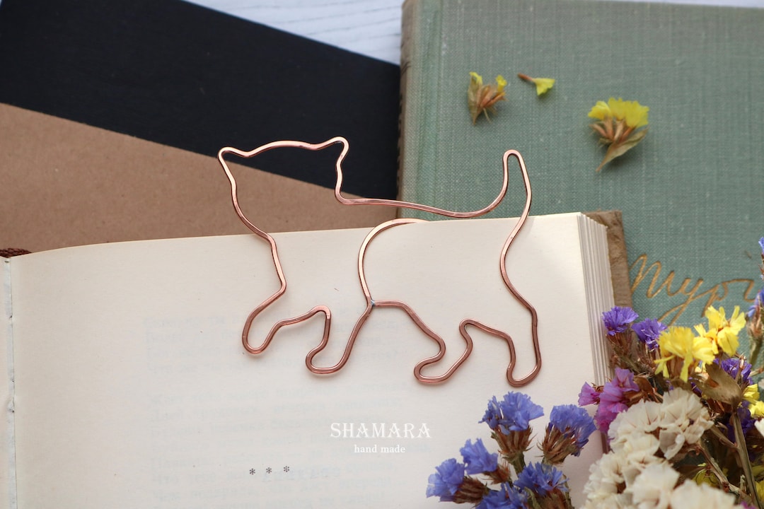 Personalized Wire Bookmark, Paperclip, Kitty, Kitten, Pet, for Cat ...