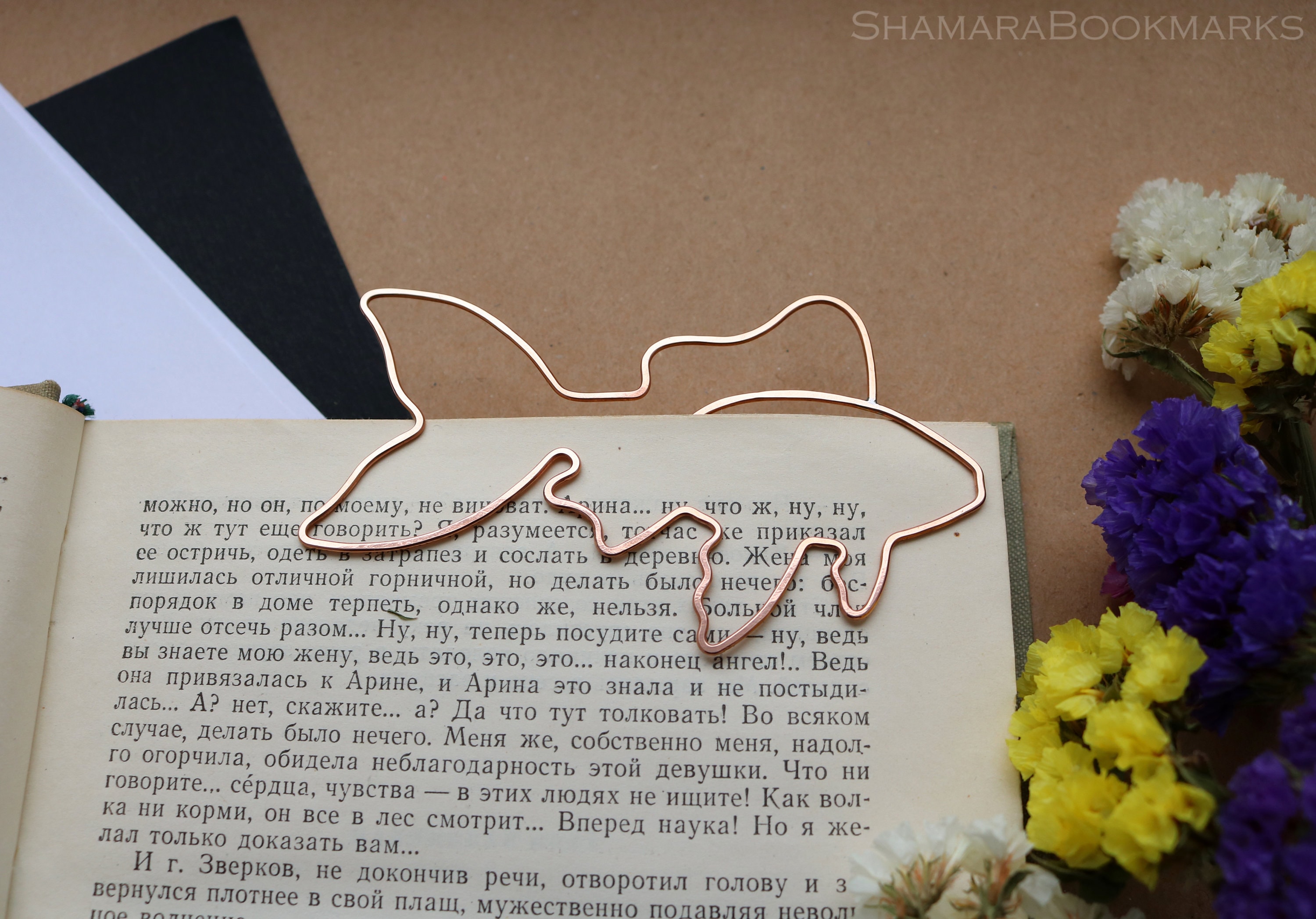 Personalized Wire Bookmark Paper Clip Comet Goldfish - Etsy