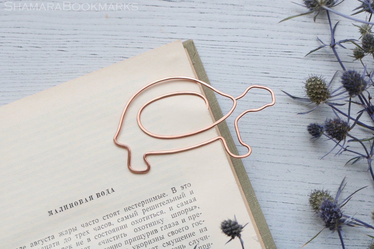 Personalized Wire Bookmark Turtle Paper Clip Gift for | Etsy