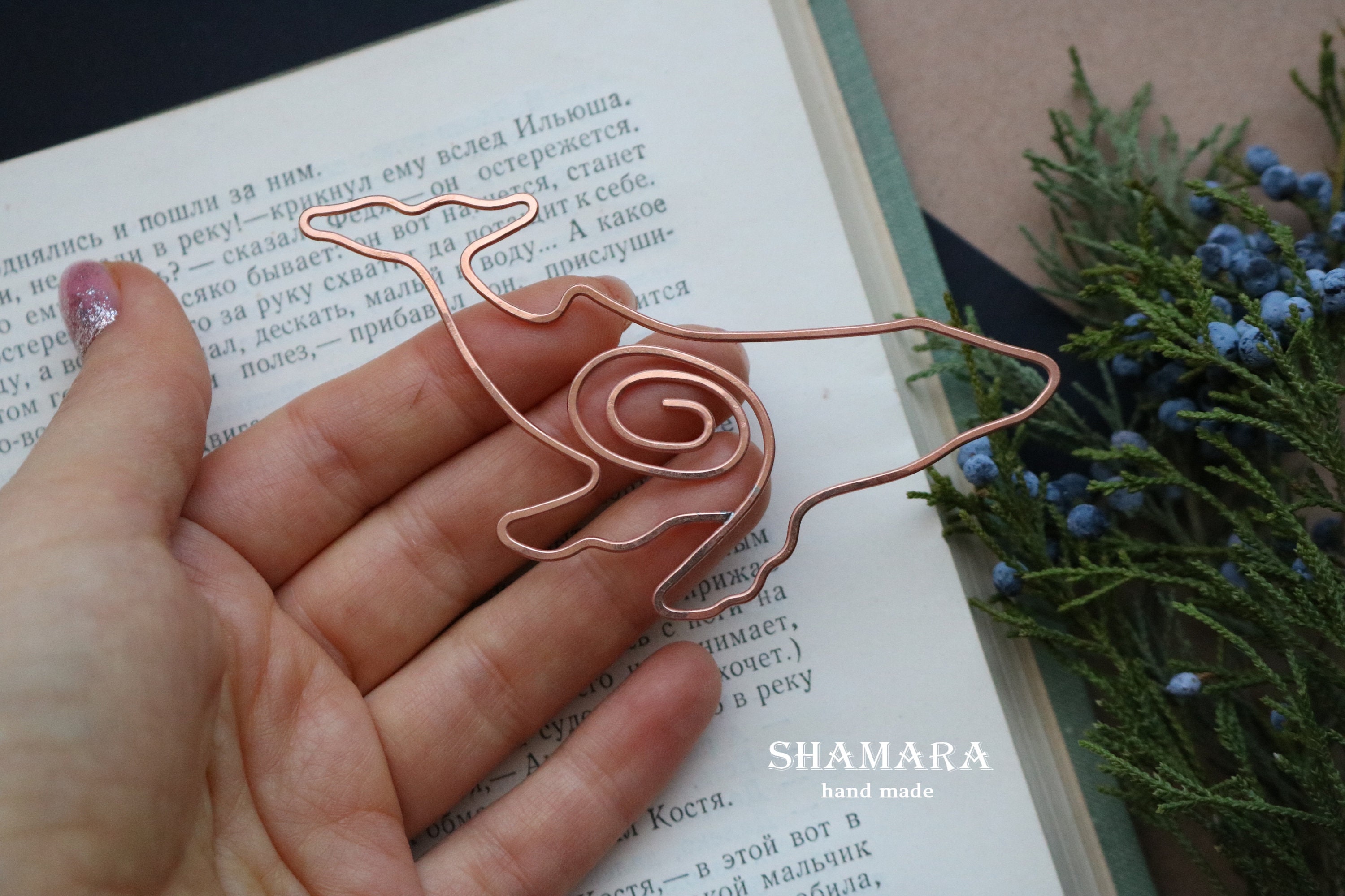 Personalized Wire Bookmark Paper Clip Blue Whale Gift for | Etsy